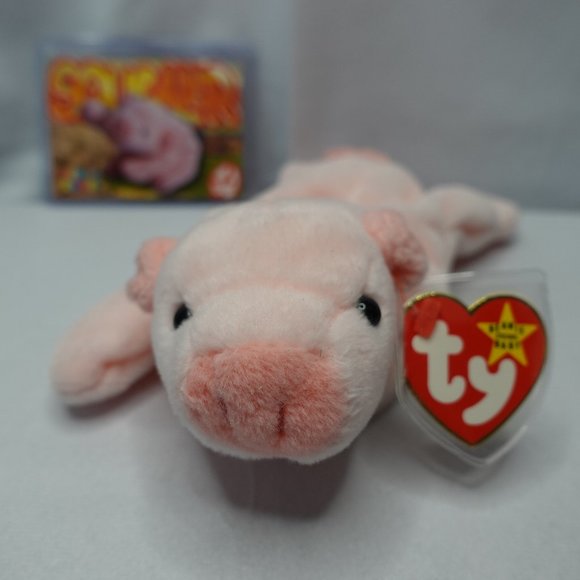 Ty | Toys | Vintage Ty Beanie Babies Squealer Pig Style 405 | Poshmark